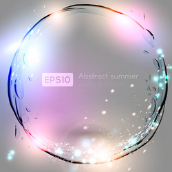 Futuristic background with water element Vector Image