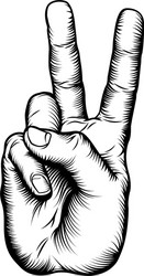 Peace Hand Real