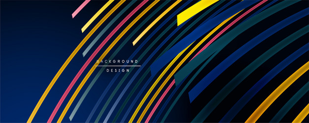 Abstract colorful lines background Royalty Free Vector Image