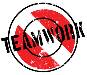 Teamwork rubber stamp Royalty Free Vector Image