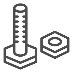 Structural Screw Nut Bolt Vector Images (81)