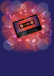 Retro party background Royalty Free Vector Image
