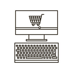 Desktop Computer Line Vector Images (over 30,000)