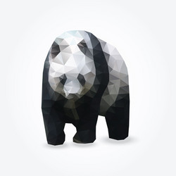 Polygon Panda Vector Images (over 150)