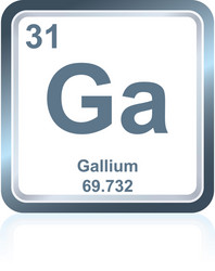 Periodic Table Element Gallium Vector Images (71)