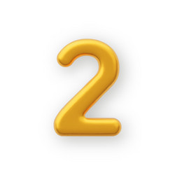 Golden Number 2 Vector Images (over 1,900)
