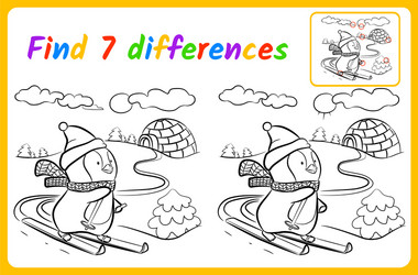 Find differences Royalty Free Vector Image - VectorStock