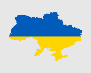 Transparent ukrainian geographical map Royalty Free Vector