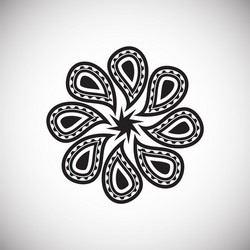 Buta icon on white background for graphic and web Vector Image