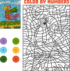 Numbers game parrot Royalty Free Vector Image - VectorStock