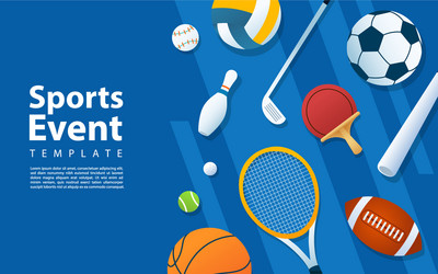 Creative modern background design based sport Vector Image