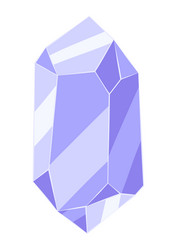 Red stone crystal Royalty Free Vector Image - VectorStock