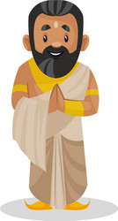 Prabu janaka Royalty Free Vector Image - VectorStock