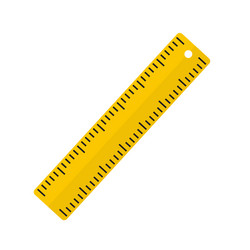 Flat ruler icon isolated rule icon for your web Vector Image
