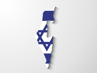 Israel map Royalty Free Vector Image - VectorStock