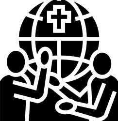 Grey hindu swastika religious symbol icon Vector Image