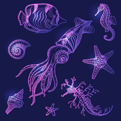 Sea Life Vector Images (over 130,000)