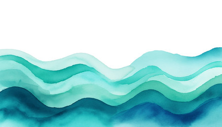 Teal and sand waves Royalty Free Vector Image - VectorStock