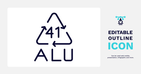 Alu icon filled from user interface Royalty Free Vector