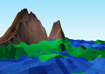 Low Poly Wave Vector Images (over 3,800)