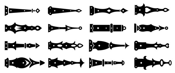 Antique Hinges Vector Images (69)