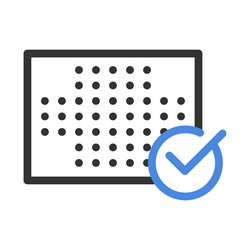 Digital camera cmos ccd image sensor icon Vector Image