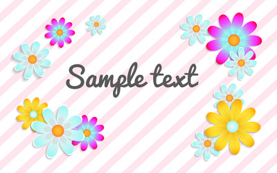 Floral background with place for text Royalty Free Vector