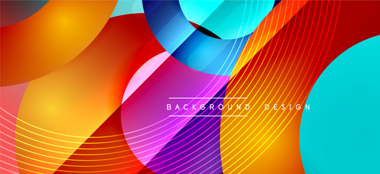 Color block abstract background dynamic Royalty Free Vector
