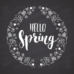 Blessed imbolc beginning spring pagan Royalty Free Vector