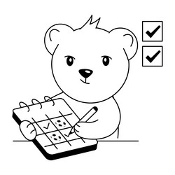 Football calendar Royalty Free Vector Image - VectorStock