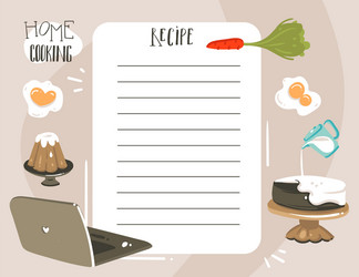 Recipe Book Border Vector Images (over 100)
