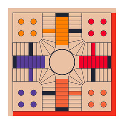 Ludo game pieces Royalty Free Vector Image - VectorStock