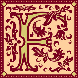 Letter F Gothic Vector Images (over 100)