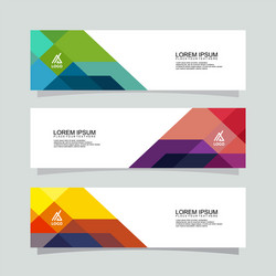 Abstract banner background modern design Vector Image