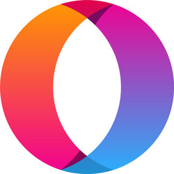 Color letter o logo icon design Royalty Free Vector Image