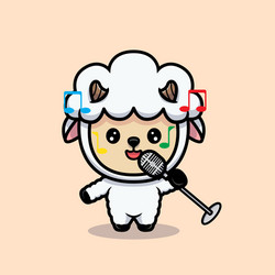 Sheep Singing Vector Images (57)