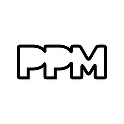 Pp letter infinity initial logo design Royalty Free Vector