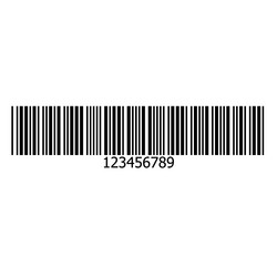 Bar code sticker element design Royalty Free Vector Image