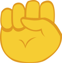 Closed hand Royalty Free Vector Image - VectorStock