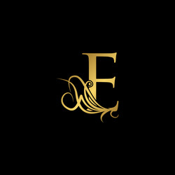 Gold Letter E Vector Images (over 5,900)