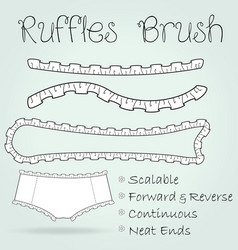 Ruffle Brush Vector Images (over 100)