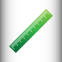 Ruler icon image Royalty Free Vector Image - VectorStock