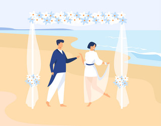 Couple Getting Married Vector Images (over 380)