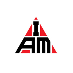 Iam circle letter logo design Royalty Free Vector Image