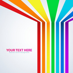 Rainbow lines background Royalty Free Vector Image