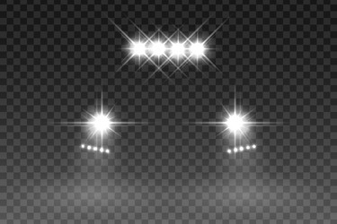 Car light Royalty Free Vector Image - VectorStock