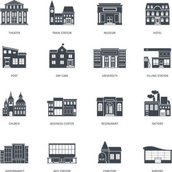 Building Front View Vector Images (over 14,000)