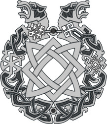 Symbol of yarilo ancient slavic god Royalty Free Vector