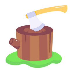 Log cutting Royalty Free Vector Image - VectorStock