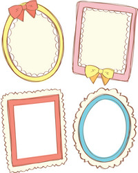 Cute frame Royalty Free Vector Image - VectorStock
